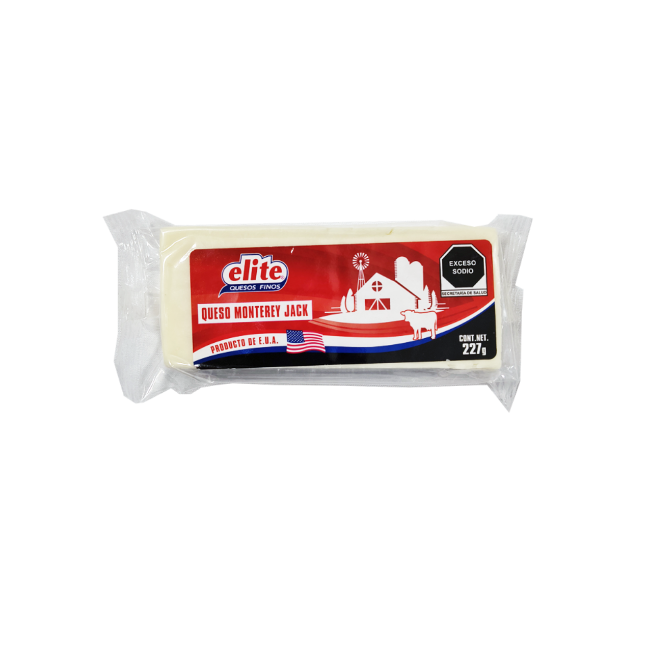 Queso Elite Monterrey Jack Barra 227 g | Mexideli - Importación y ...